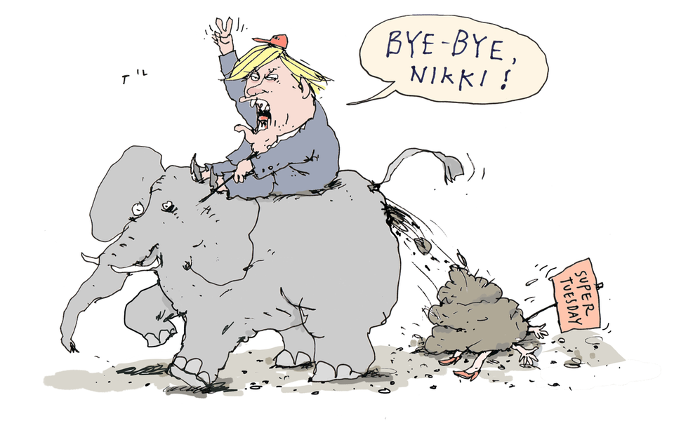 US-Wahl: Der Wahlkampf durch die Augen von Karikaturist Til Mette ...