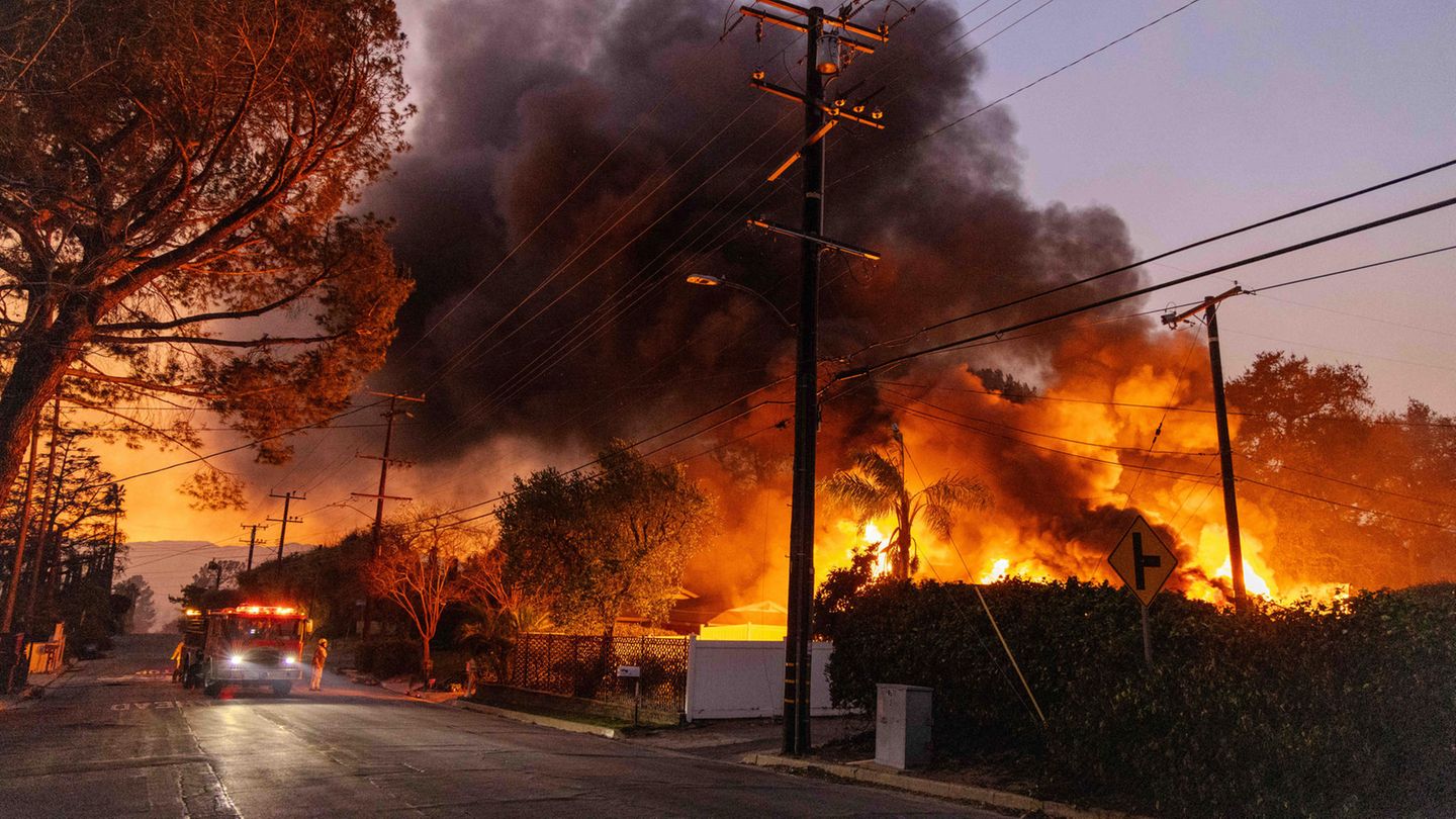 Los Angeles: Dramatische Berichte von der Flucht vor dem Feuer | STERN.de