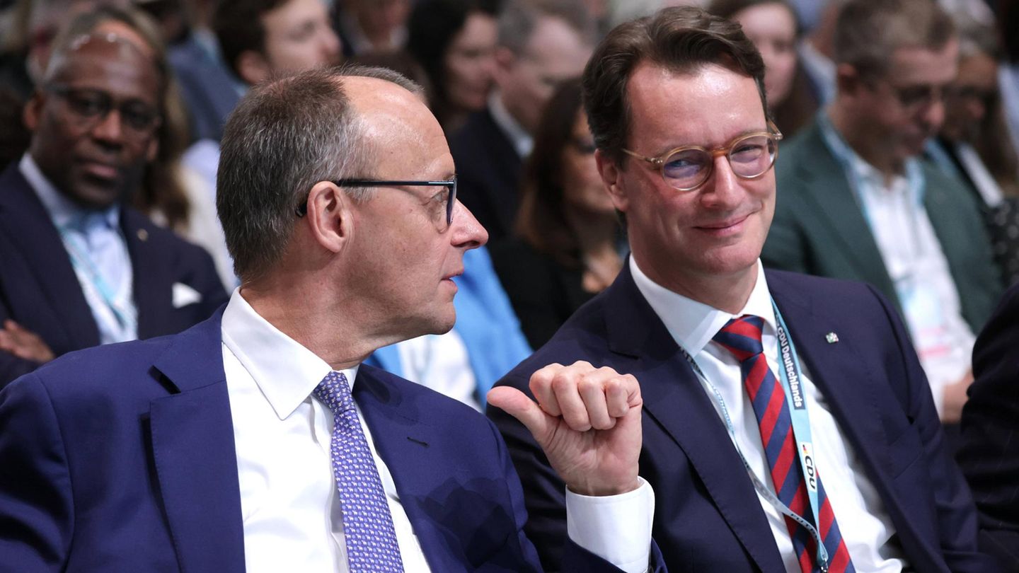 Friedrich Merz auf CDU-Parteitag: Plötzlich klingt er wie Hendrik Wüst ...