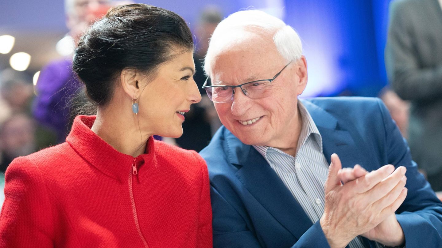 Oskar Lafontaine: Das ist der Mann von BSW-Vorsitzender Sahra ...