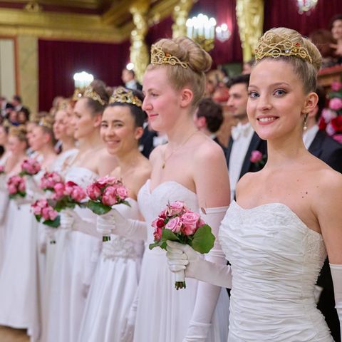 Opernball in Wien: Alle Blicke richten sich auf die Swarovski-Loge ...