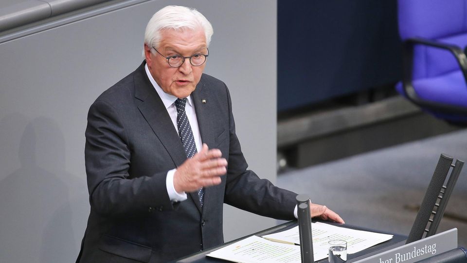 Frank-Walter Steinmeier richtet schwere Vorwürfe an Trump und Putin ...