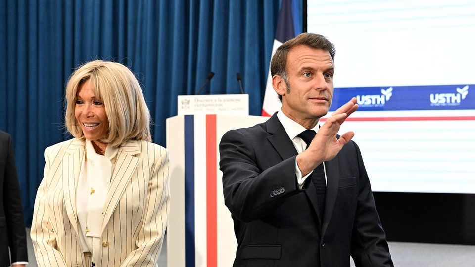 Hat Brigitte Macron ihren Mann geschlagen? Jetzt spricht ein Begleiter ...