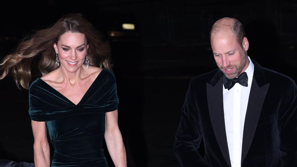 Prinzessin Kate und Prinz William sind zurück auf dem roten Teppich ...