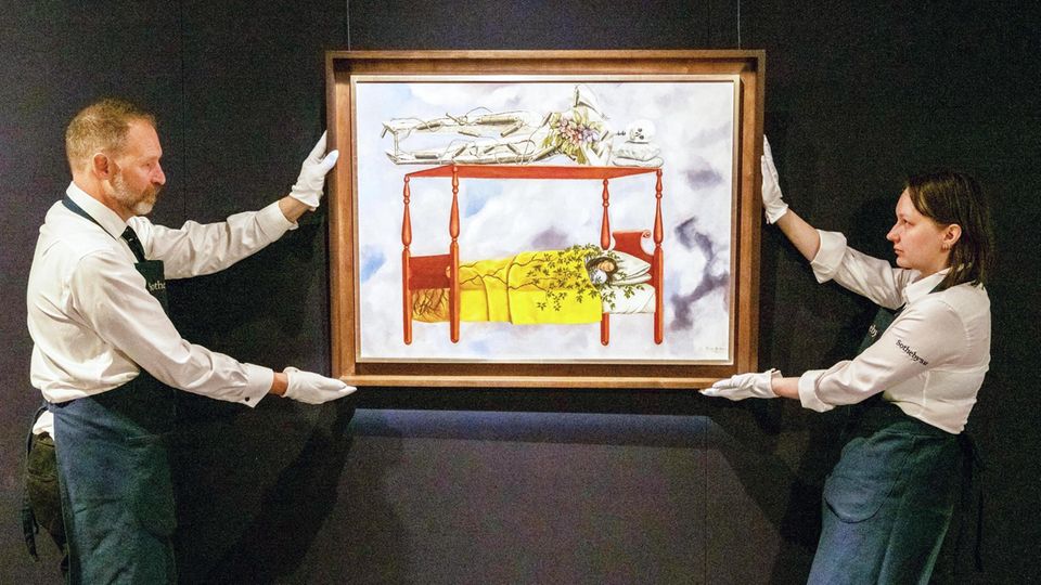 Frida Kahlos Gemälde "El sueño" erzielt Rekordpreis bei Auktion | STERN.de