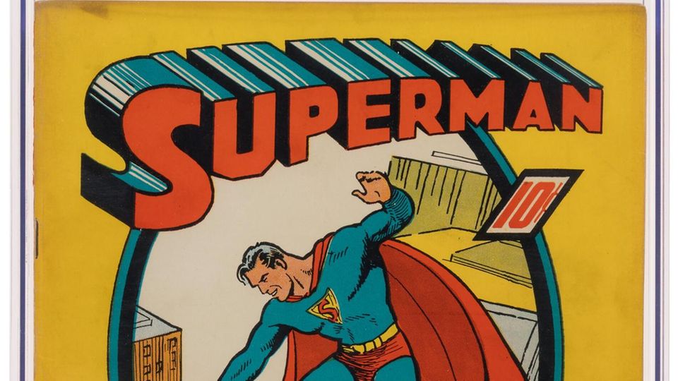 Superman-Comic Nummer 1 von 1939 macht drei Brüder zu Millionären ...