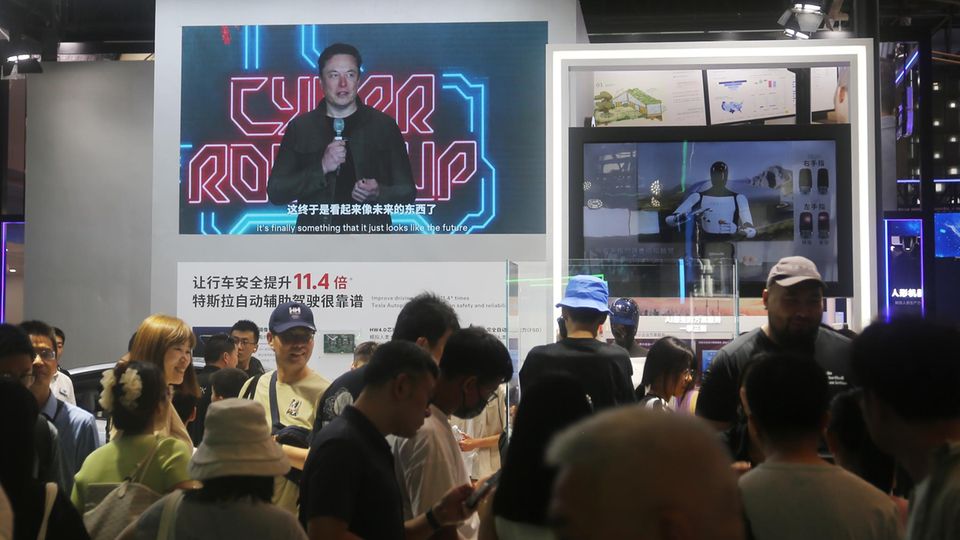 Elon Musk und seine Tesla-Roboter: Wer ist hier der Bot? | STERN.de