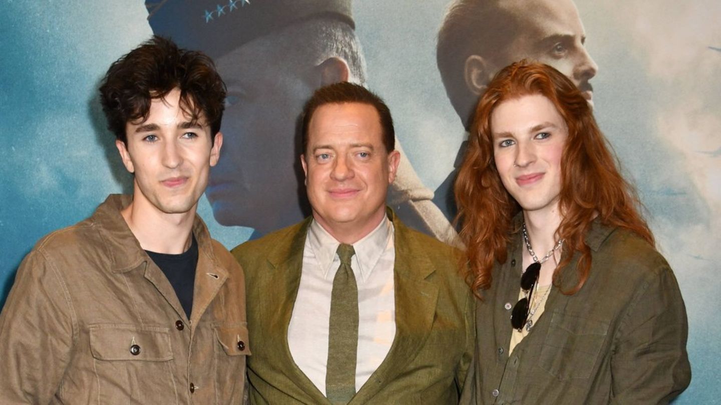 Brendan Fraser: Söhne unterstützen ihn bei Filmpremiere | STERN.de