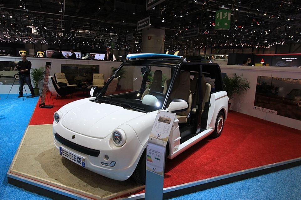 Strandwagen in Genf: Citroen E-Mehari und Bee-Bee XS | STERN.de