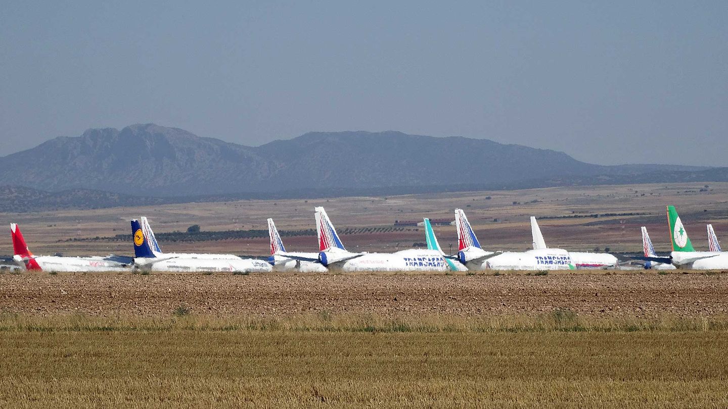 Teruel Airport: Milliardenwerte parken in der spanischen Provinz | STERN.de