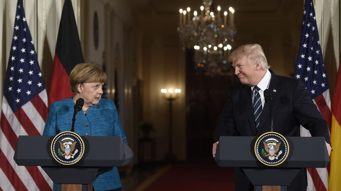 Donald Trump gegen Angela Merkel: Nachtreten per Twitter | STERN.de