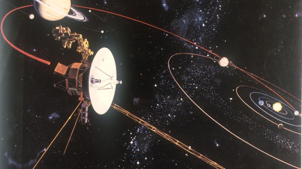 Voyager 1 und 2: Seit 40 Jahren jagen sie durchs Weltall - mit einer ...