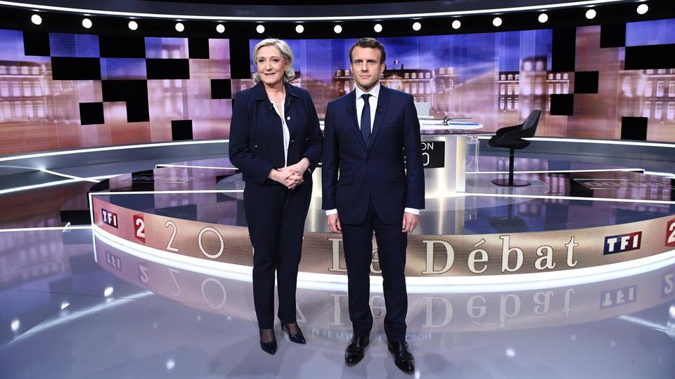 Le Pen vs. Macron: "Die brutalste Fernsehdebatte in der Geschichte der ...