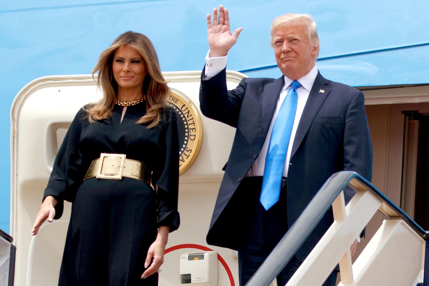 Donald Trump und Melania: Bling-Bling in Saudi-Arabien | STERN.de