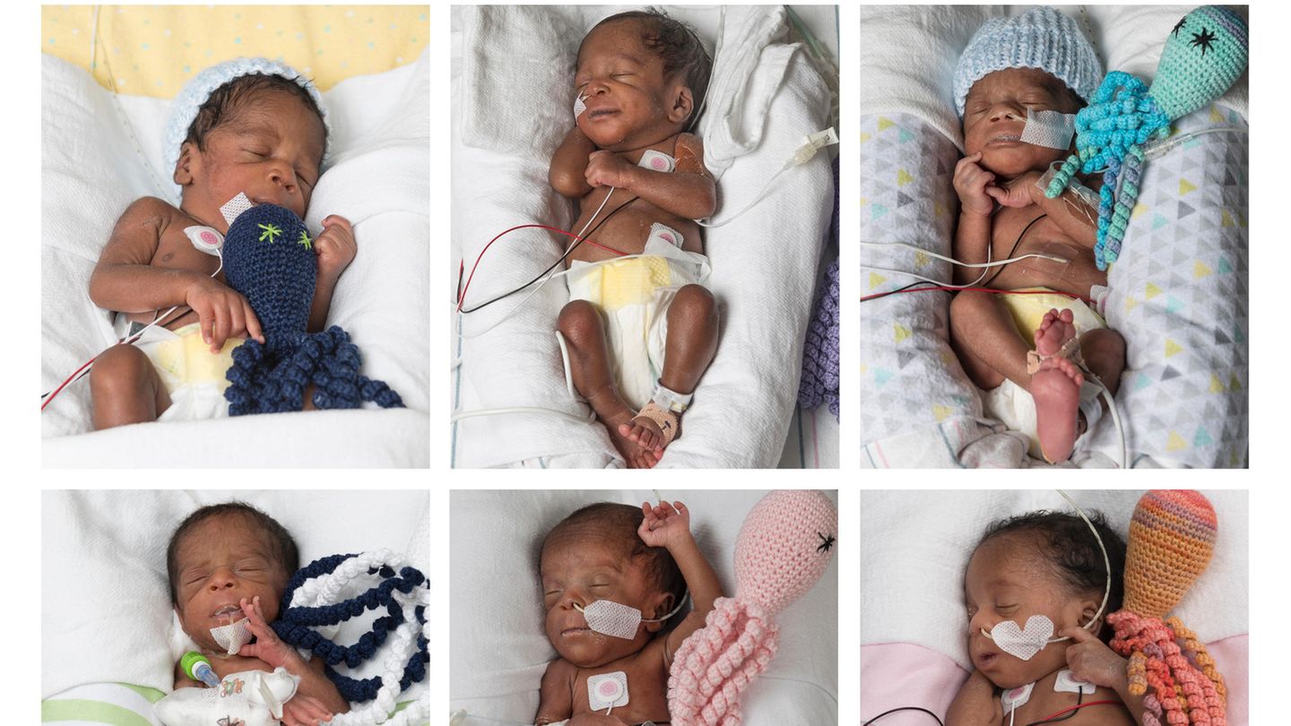 Paar blieb 17 Jahre lang kinderlos - und bekommt schließlich Sechslinge ...