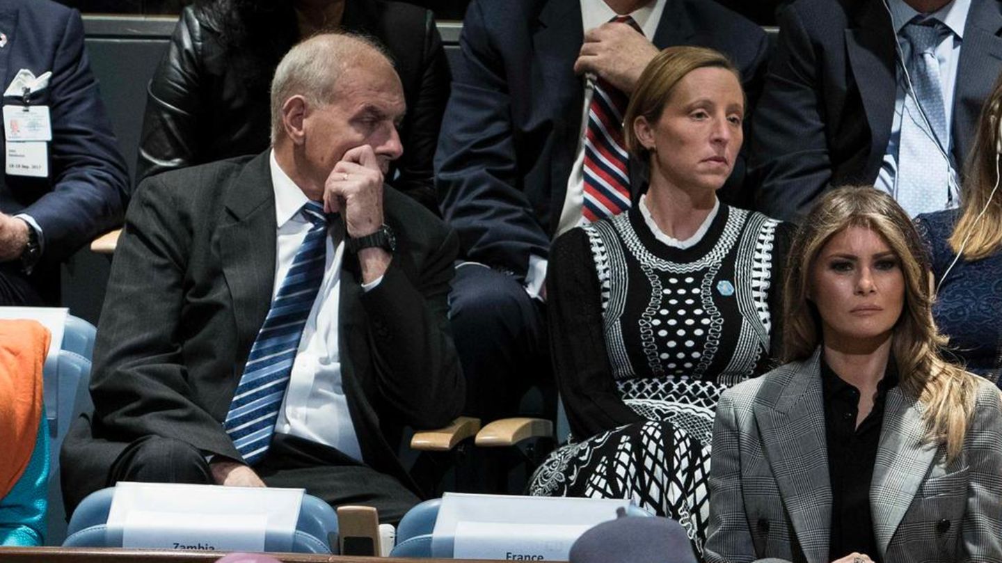 Donald Trump: Stabschef John Kelly scheint sich für Rede vor UN zu ...