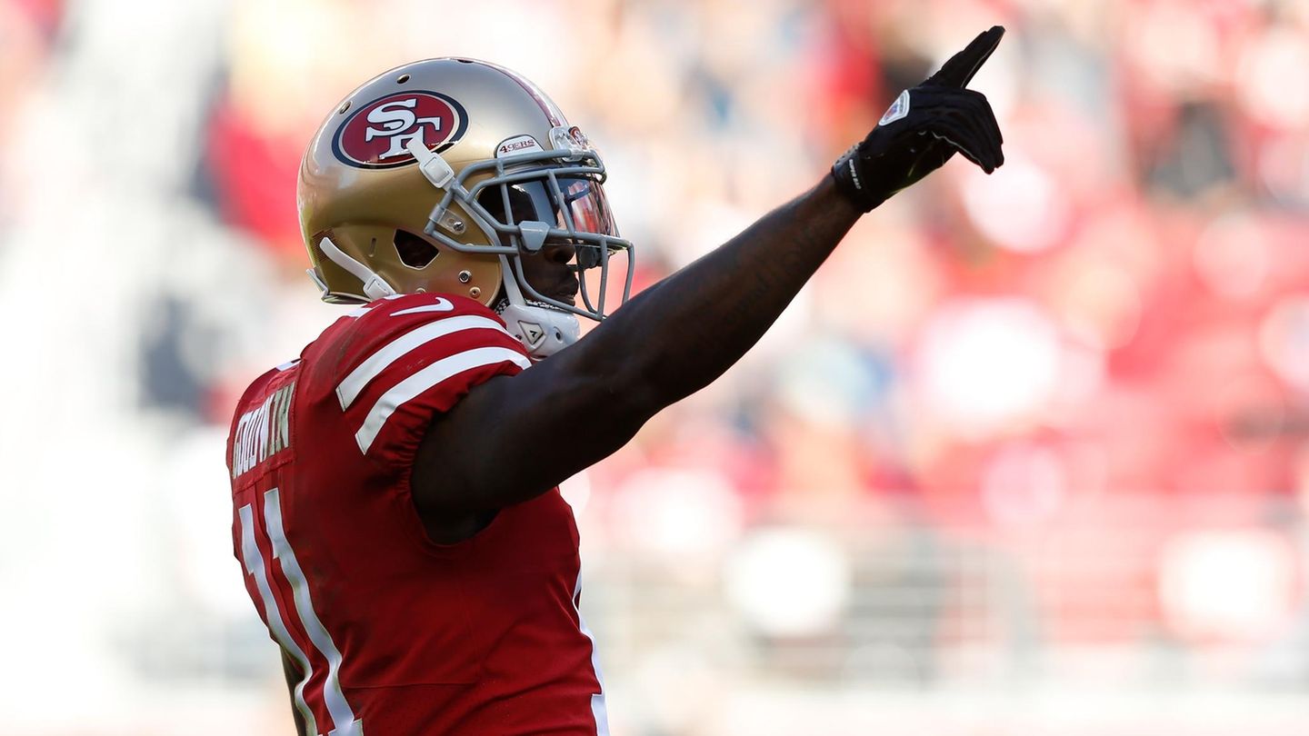 NFL Star Marquise Goodwin Touchdown nur Stunden nach dem Tod seines Sohnes STERN