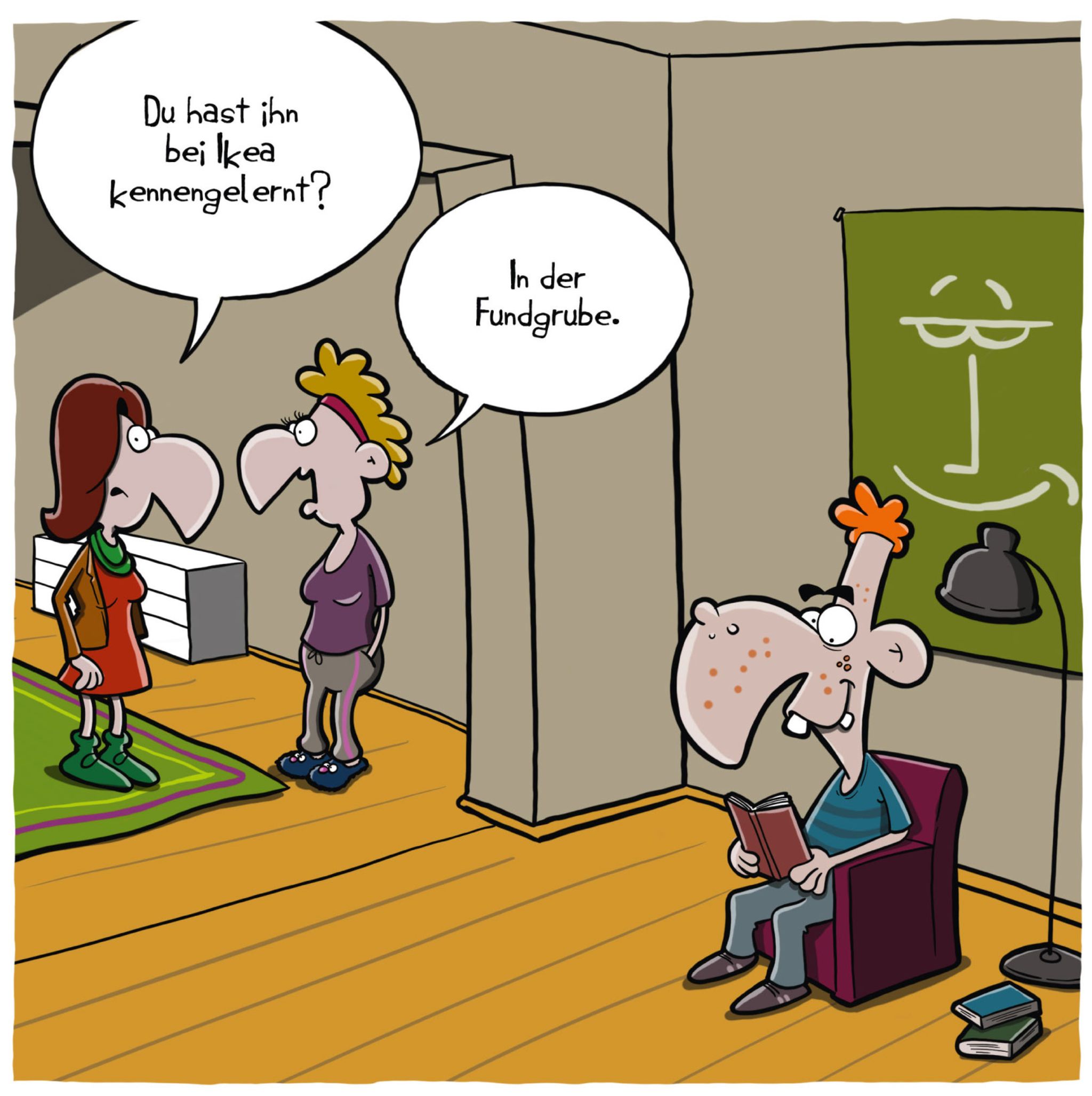 Cartoons von Oliver Hilbring - Liest du noch oder lachst du schon ...