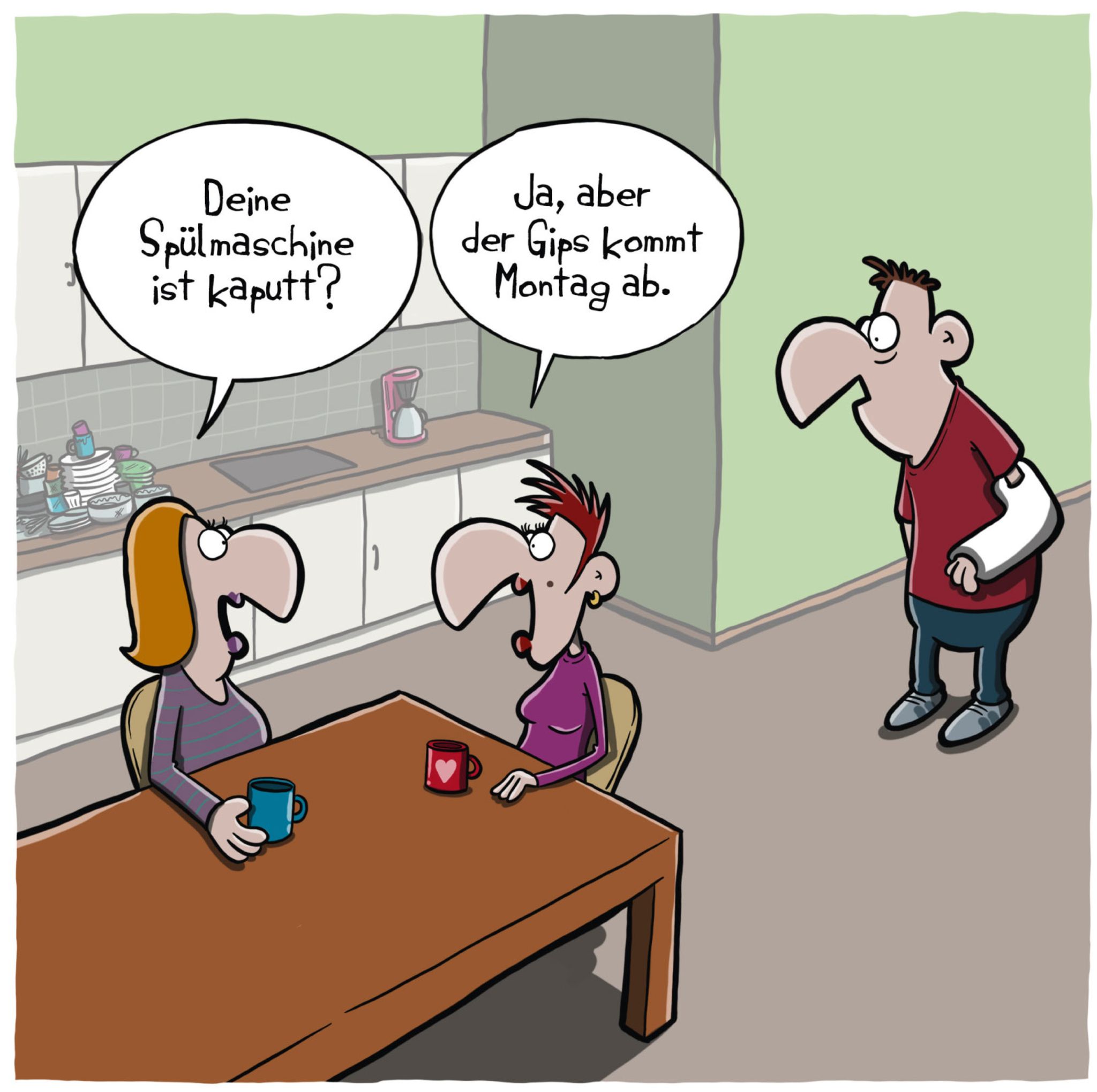 Cartoons von Oliver Hilbring - Liest du noch oder lachst du schon ...