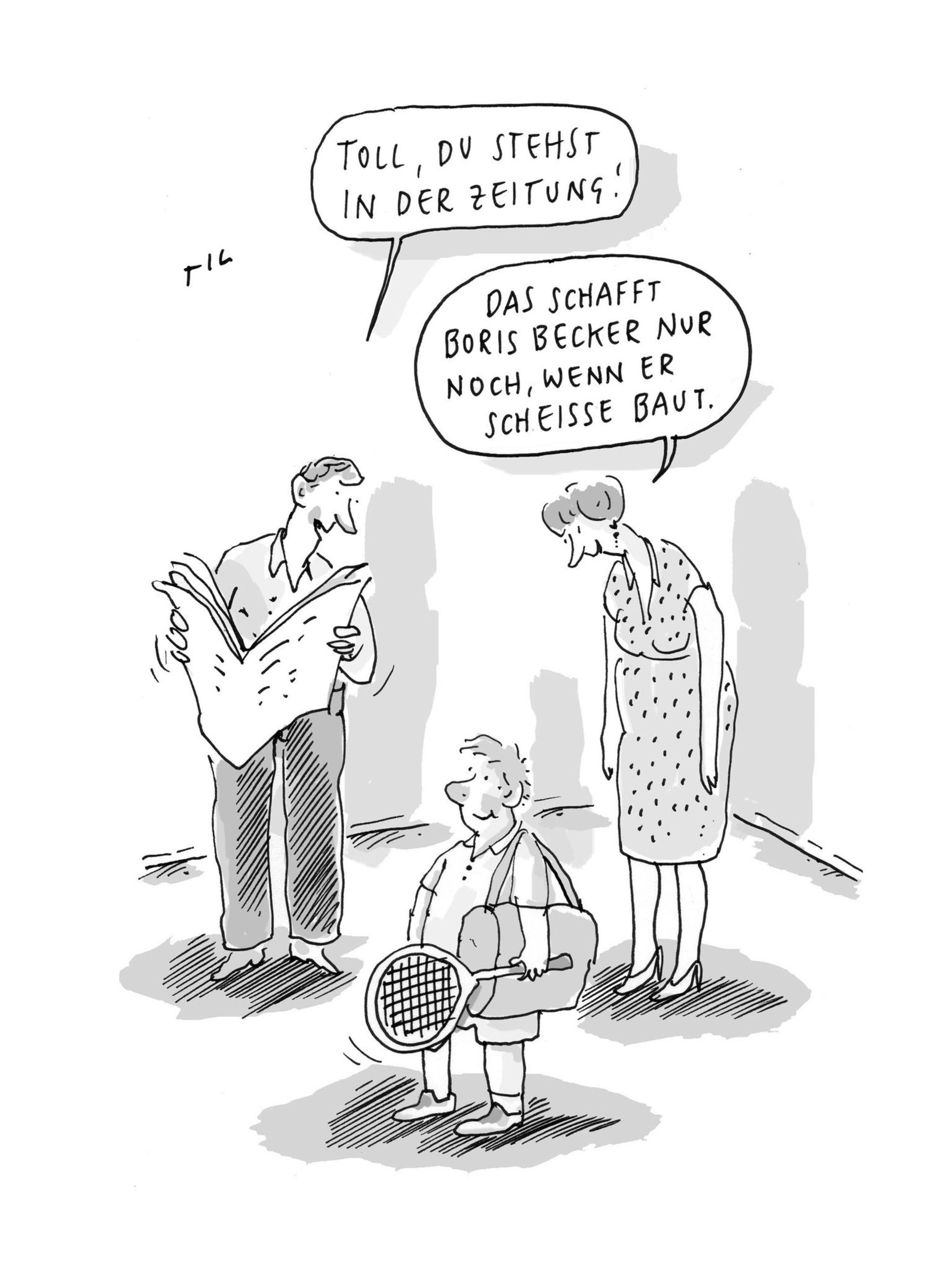 Cartoons zu Boris Becker | STERN.de