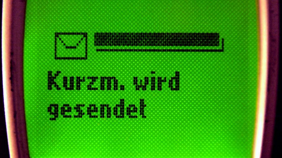Die SMS wird 25 Jahre alt - das stand in der ersten Kurznachricht ...