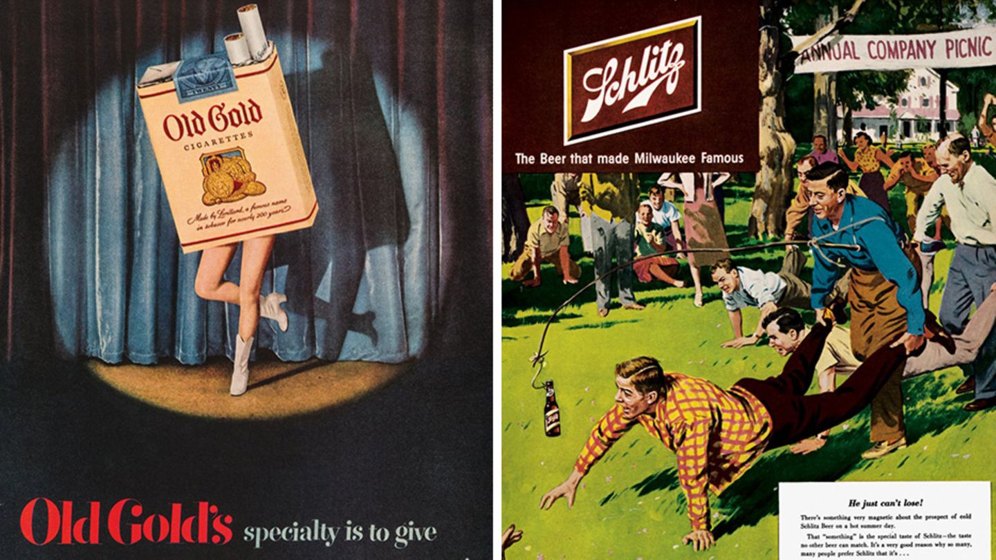 Bildband "Alcohol & Tobacco": Wie uns die Werbung zu Rausch und Rauch ...