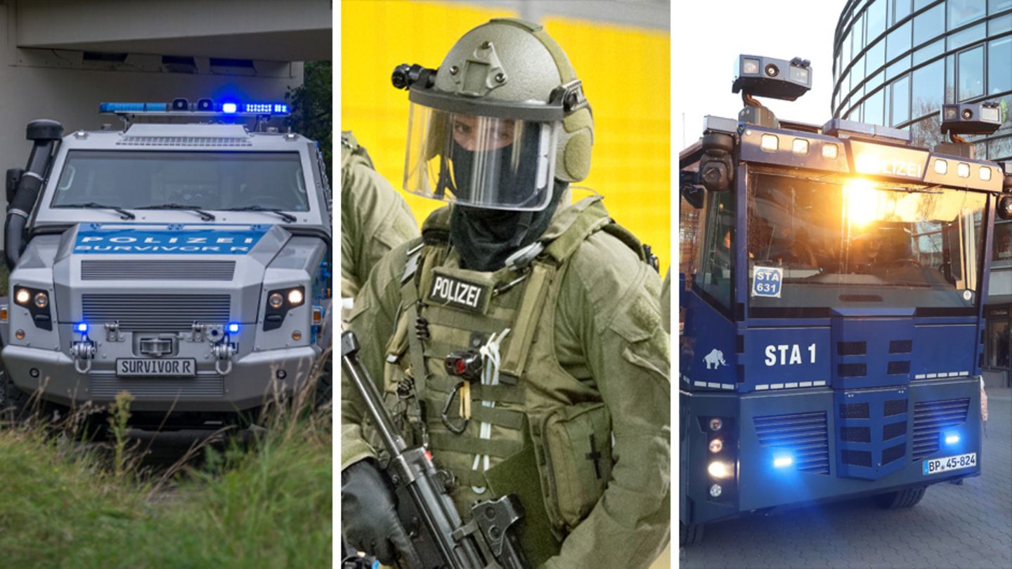 Polizeipanzer und Co.: So rüsten die Sicherheitsbehörden auf | STERN.de