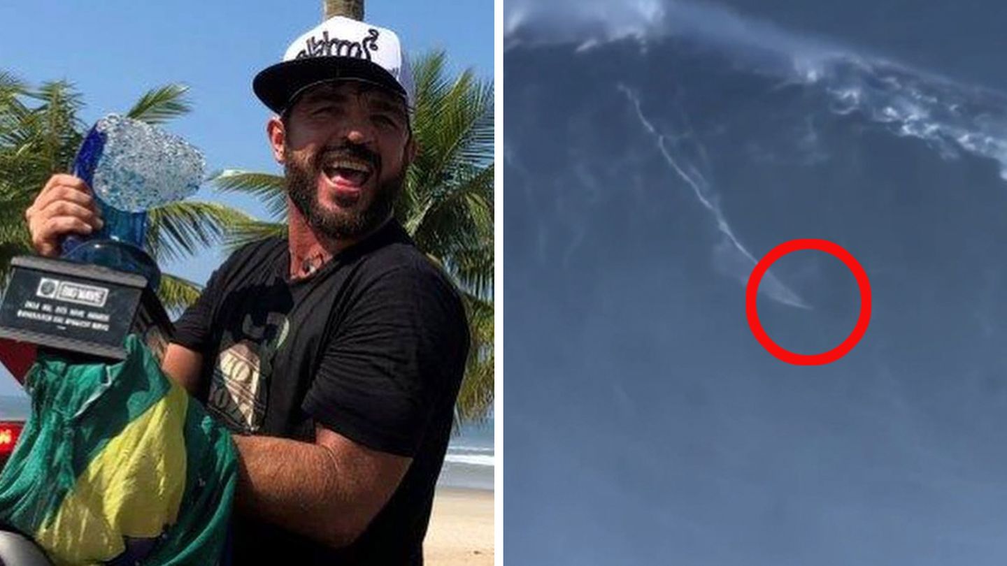 Nazaré: Surfer Rodrigo Koxa bezwingt 24-Meter-Monsterwelle | STERN.de