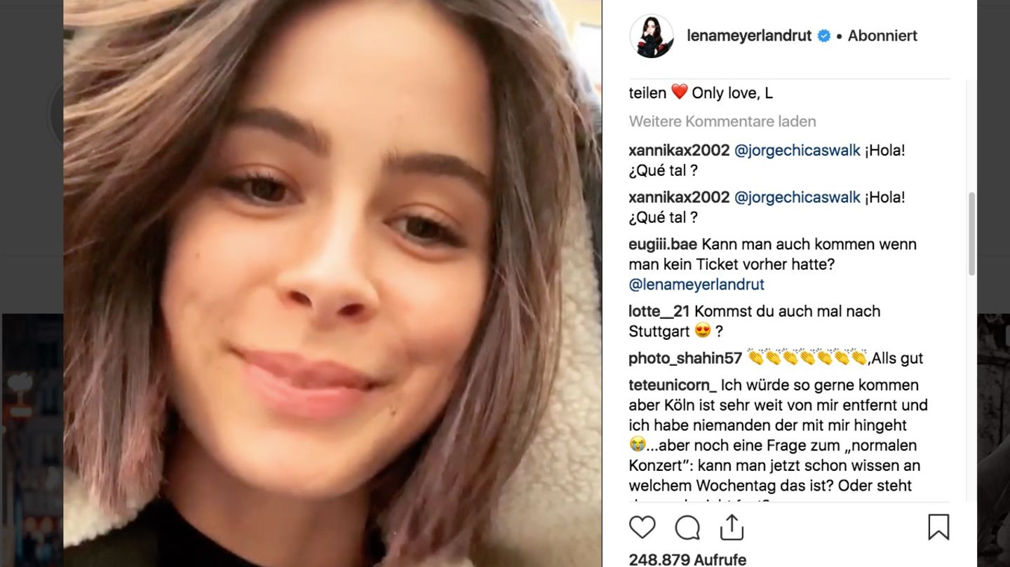 Lena Meyer-Landrut verkündet gute Neuigkeiten nach den Konzertabsagen ...