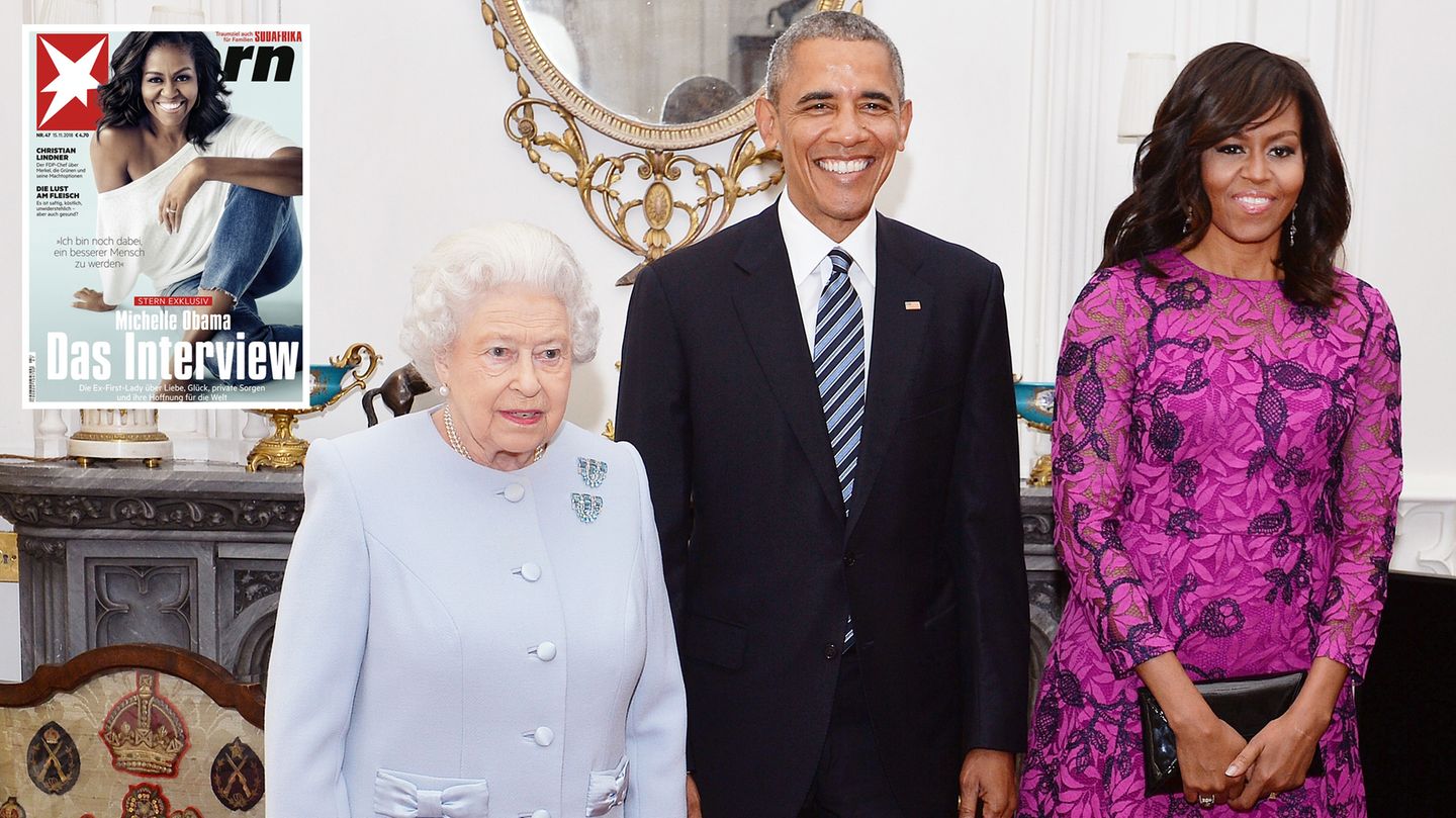 Michelle Obama: Was sie der Queen im Buckingham Palast verriet | STERN.de