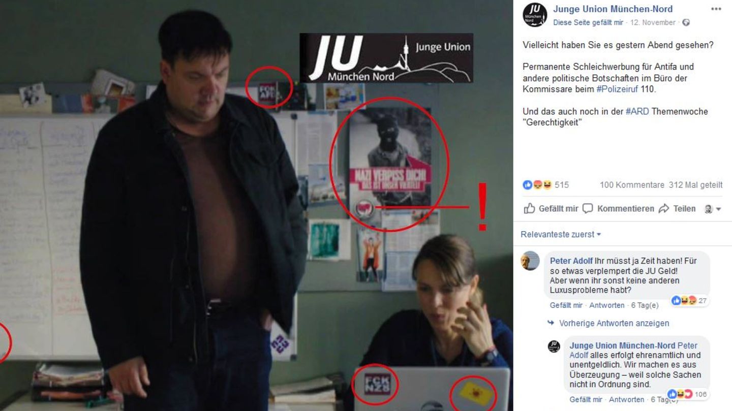 Polizeiruf 110: ARD entfernt nachträglich Anti-AFD-Sticker | STERN.de