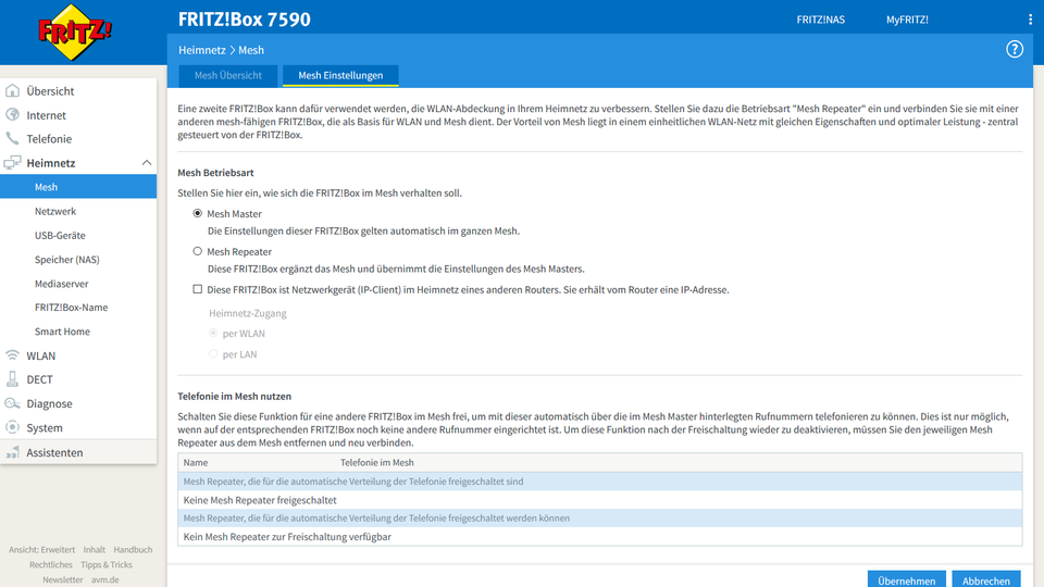 So wird die Fritzbox zum Mesh-Master | STERN.de