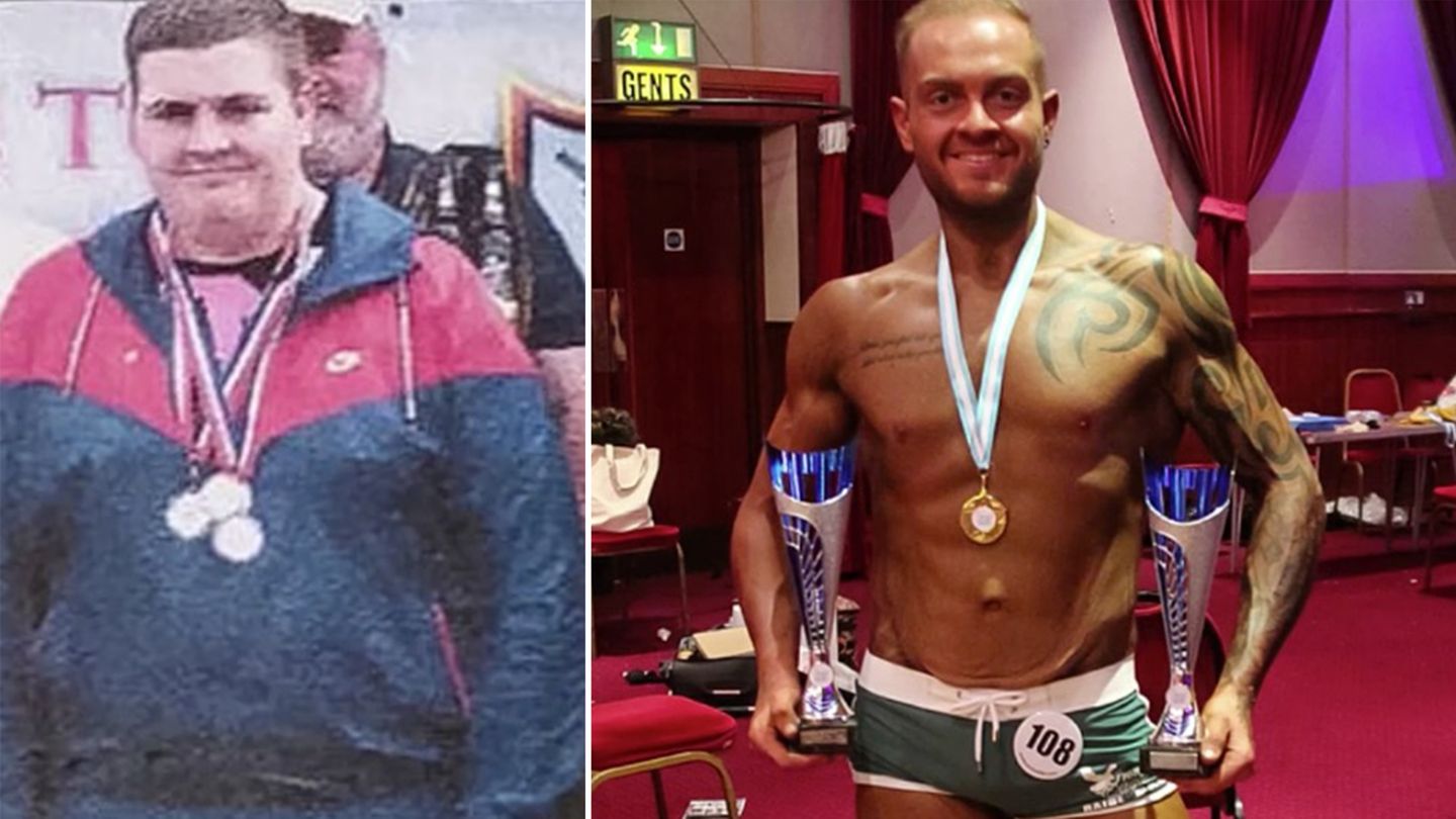 Connor hat über 50 Kilo abgenommen und stellt heute seinen Körper zur ...