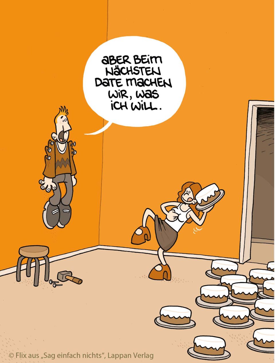 Neuer Cartoon-Band "Sag einfach nichts!" von Flix | STERN.de