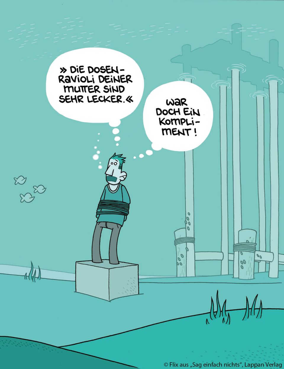 Neuer Cartoon-Band "Sag einfach nichts!" von Flix | STERN.de