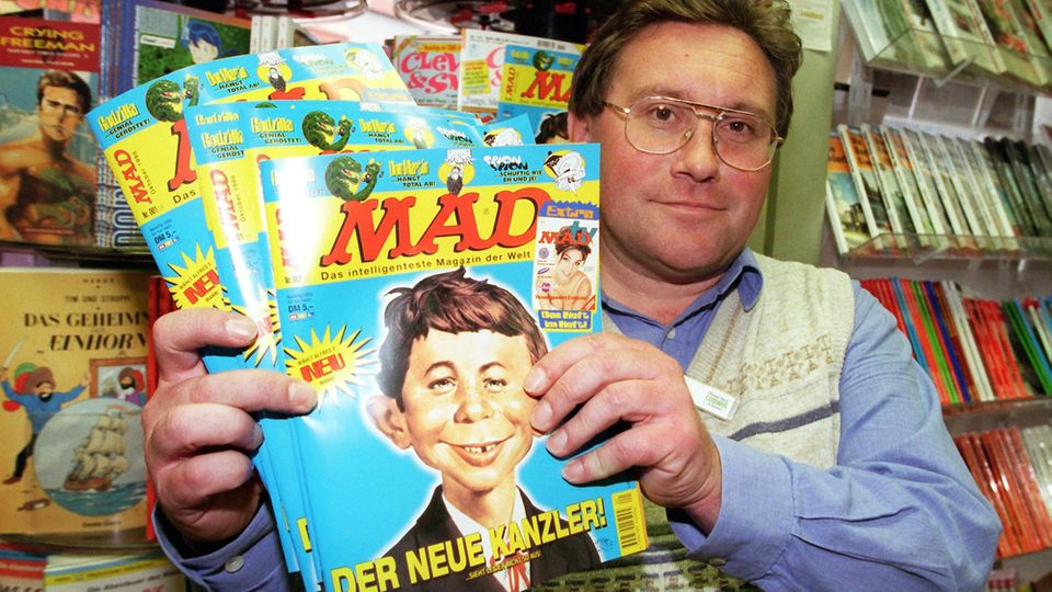 Alfred E. Neumann verabschiedet sich - "Mad"-Magazin steht vor dem Aus ...