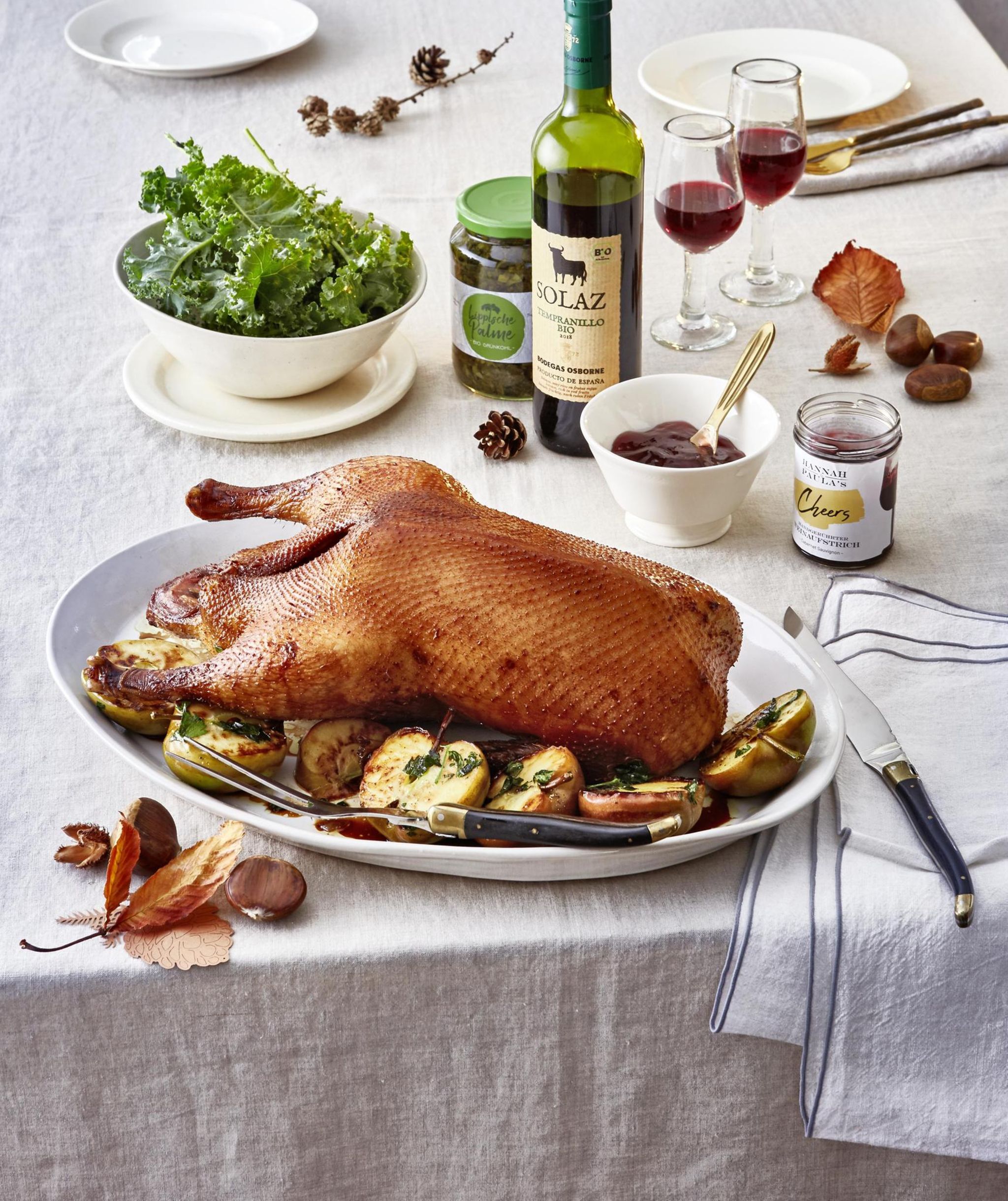 Zutaten für das perfekte Festtagsessen – Von der Gans bis zum Stollen ...