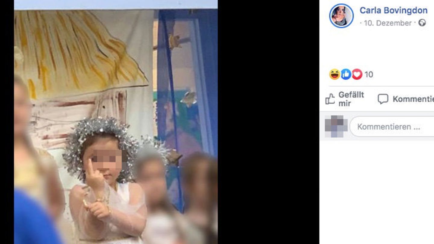 Mädchen zeigt beim Krippenspiel 20 Minuten lang den Mittelfinger | STERN.de