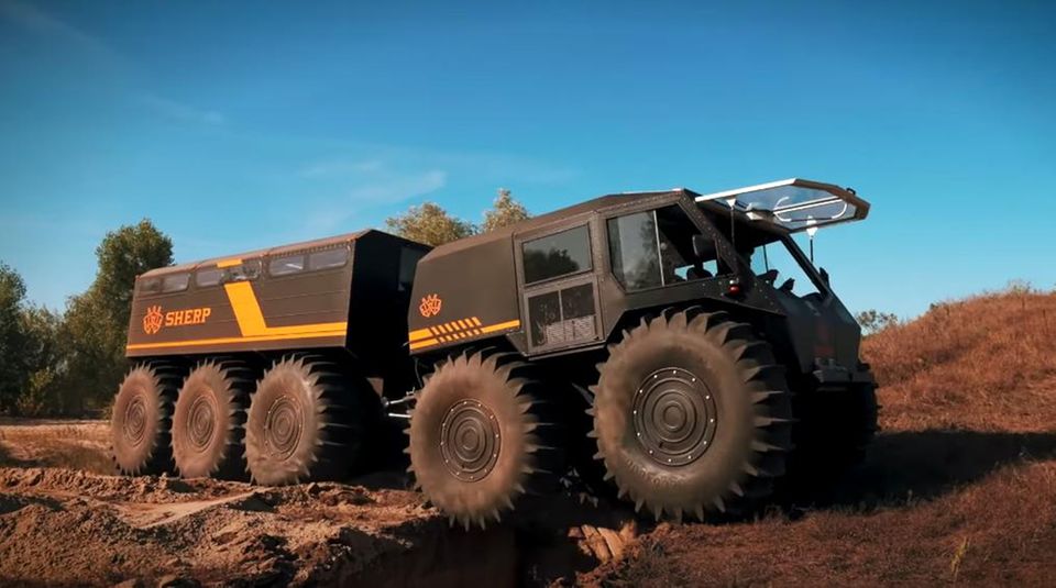 Sherp Arche 10x10 – das Sumpf-Mobil aus Kiew | STERN.de