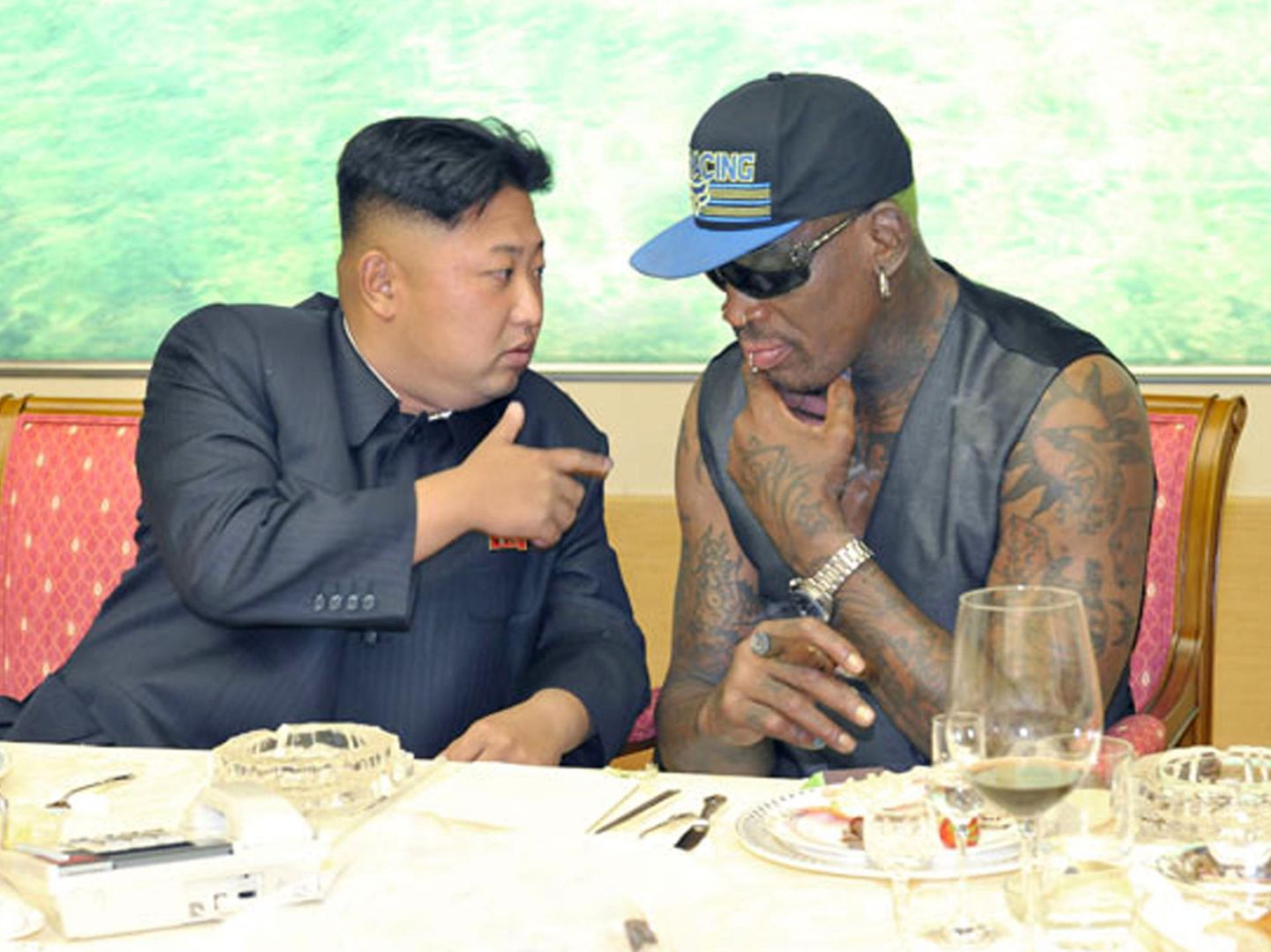 Dennis Rodman Kim Jong Een Toast Dennis Rodman Admits His Dictator