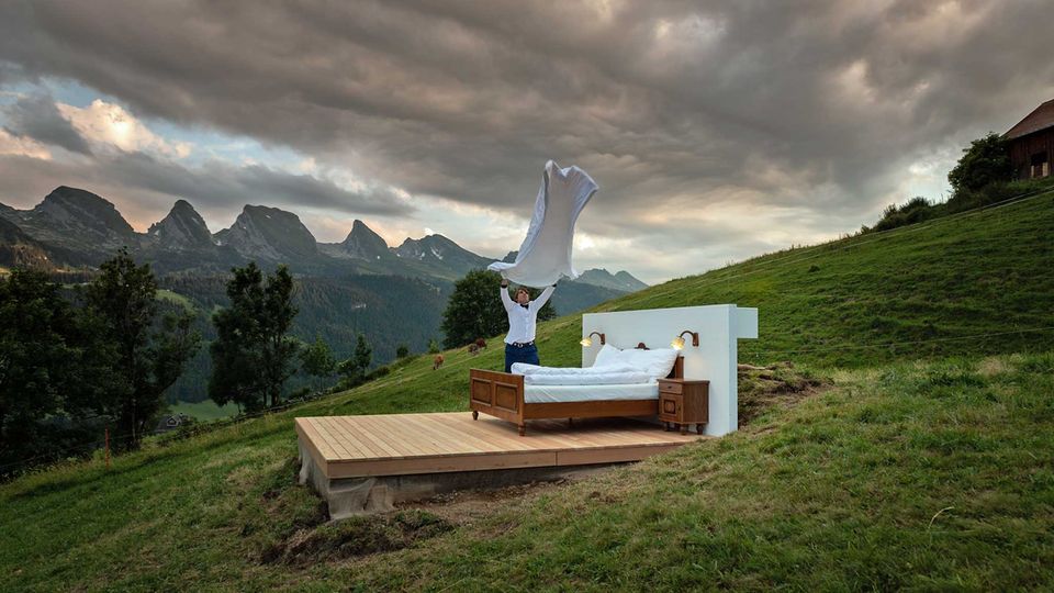 Null-Sterne-Hotels in der Schweiz: Ist das Kunst oder kann das weg ...