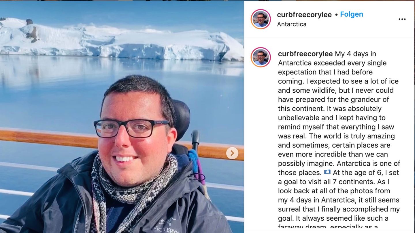 Reisen im Rollstuhl: Corry Lee bereist alle sieben Kontinente | STERN.de