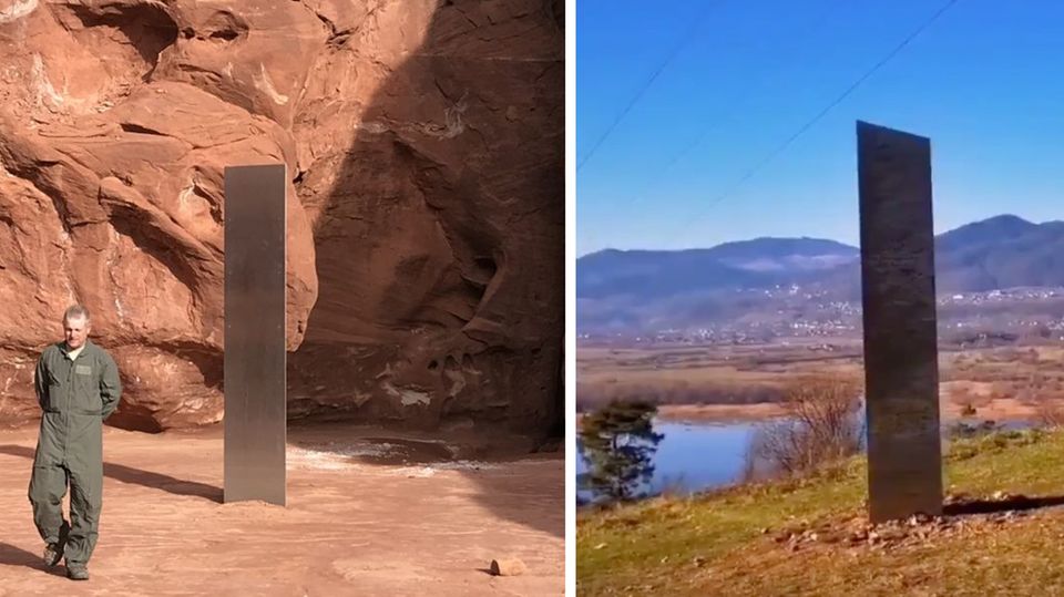 News im Video: Steht der Monolith aus Utah jetzt in Rumänien? | STERN.de